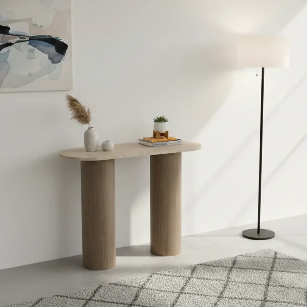 Mocha Console Table for Living Room | Lamac | Dubai, UAE