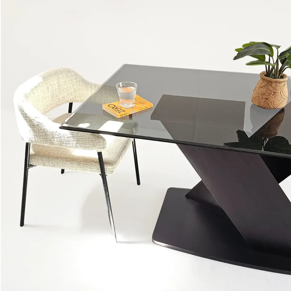 Kira 6 Seater Dining Table UAE – Modern Design | Lamac