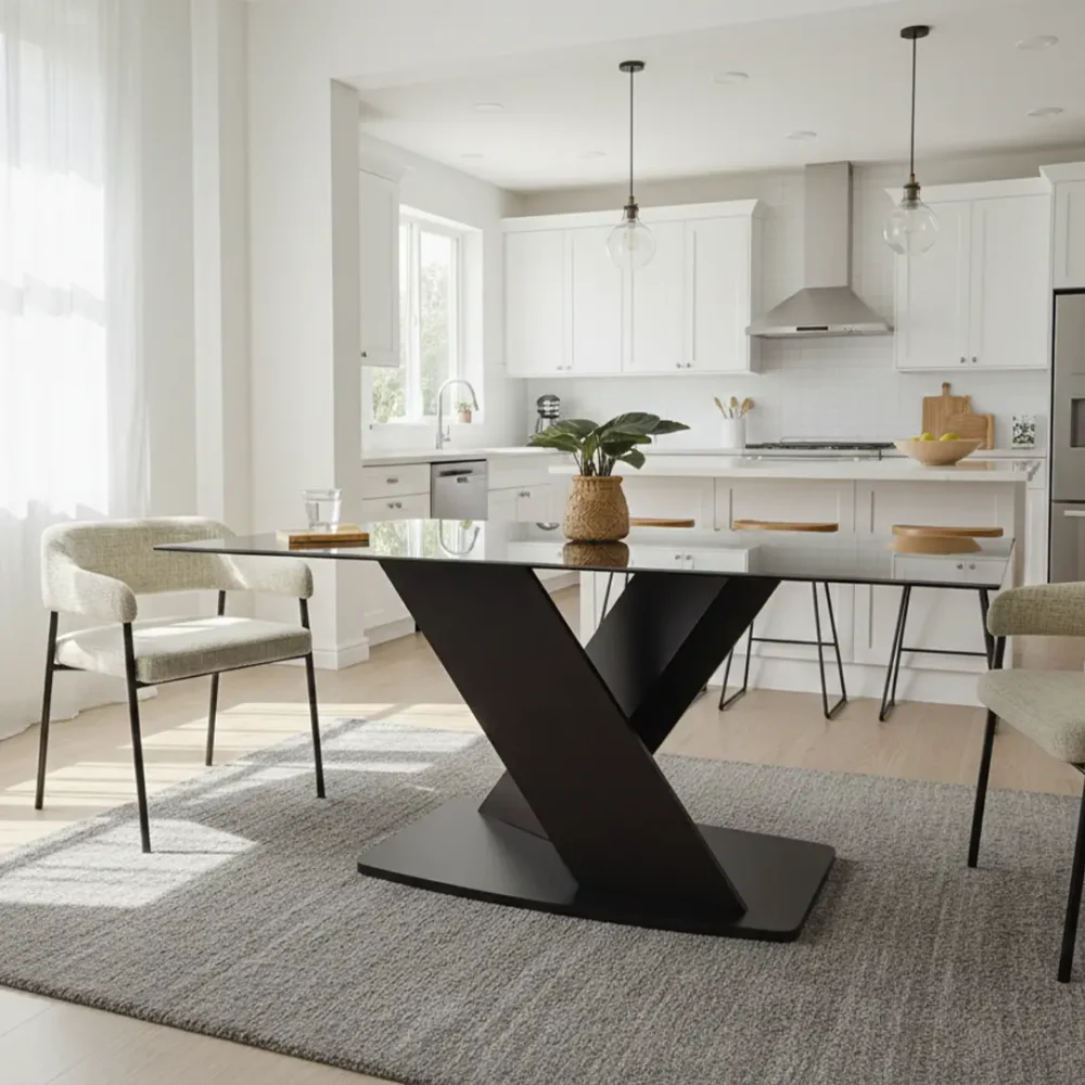 Kira 6 Seater Dining Table UAE – Modern Design | Lamac